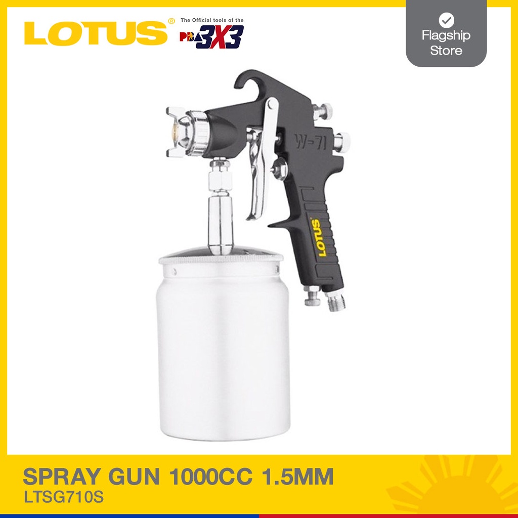 Lotus Spray Gun 1000CC 1.5MM 95PSI LTSG710S - Paint Tools | Shopee ...