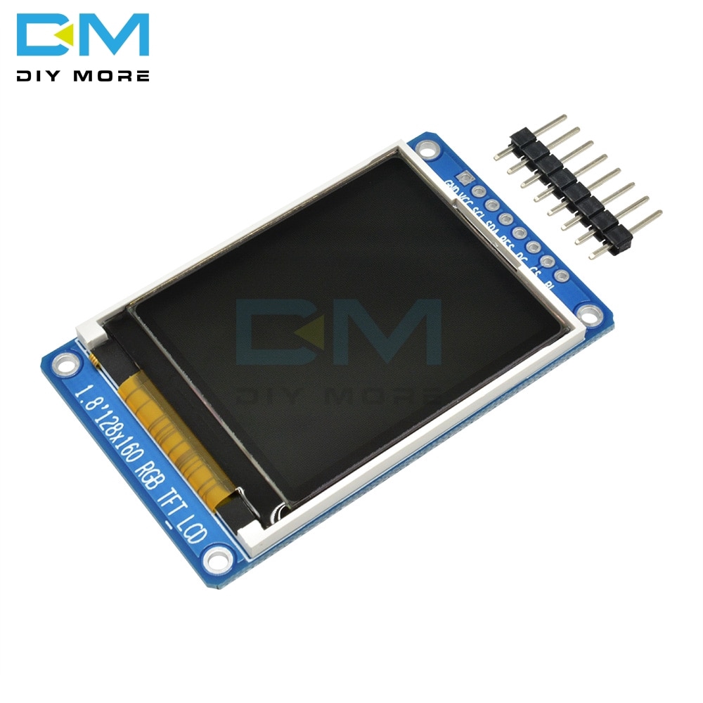 1.8" Full Color 128x160 SPI 1.8 inch Full Color TFT LCD Display Module ...