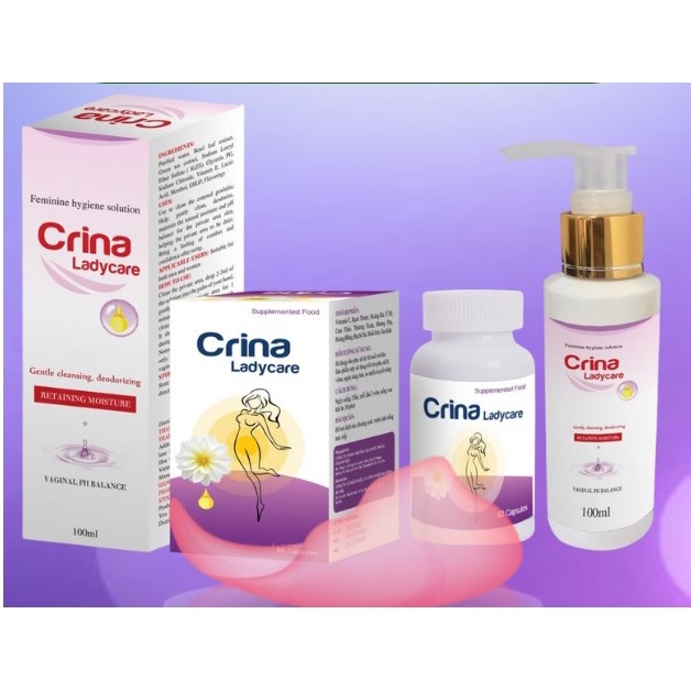 CRINA LADYCARE Retaining Moisture for Vaginal PH Balance | Shopee ...