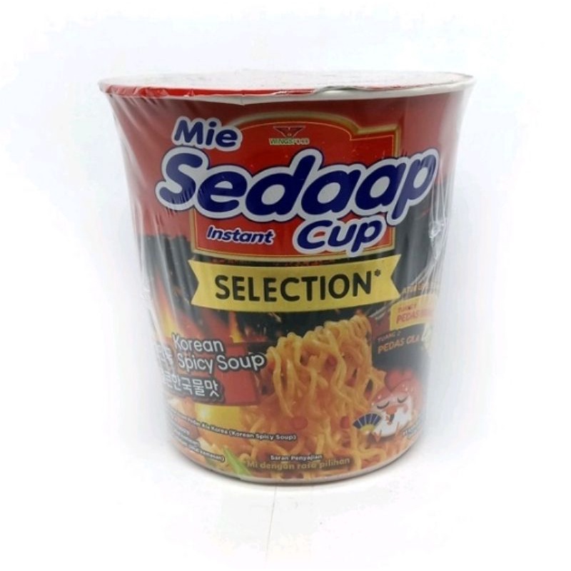 Mie sedaap cup korean spicy soup popmie flavor - instant noodles with ...