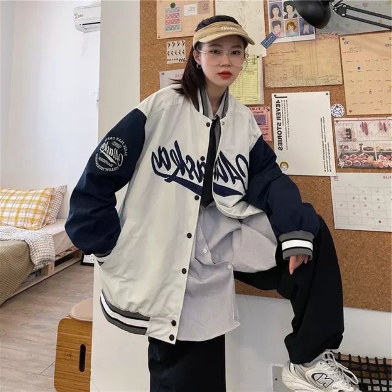 Bomber Letter Alaska Jacket - Parachute Jacket | Shopee Philippines