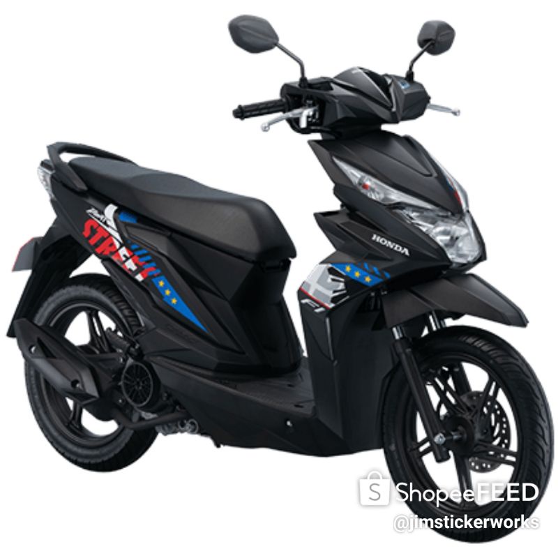 HONDA BEAT V2 STREET STOCK DECALS | Shopee Philippines