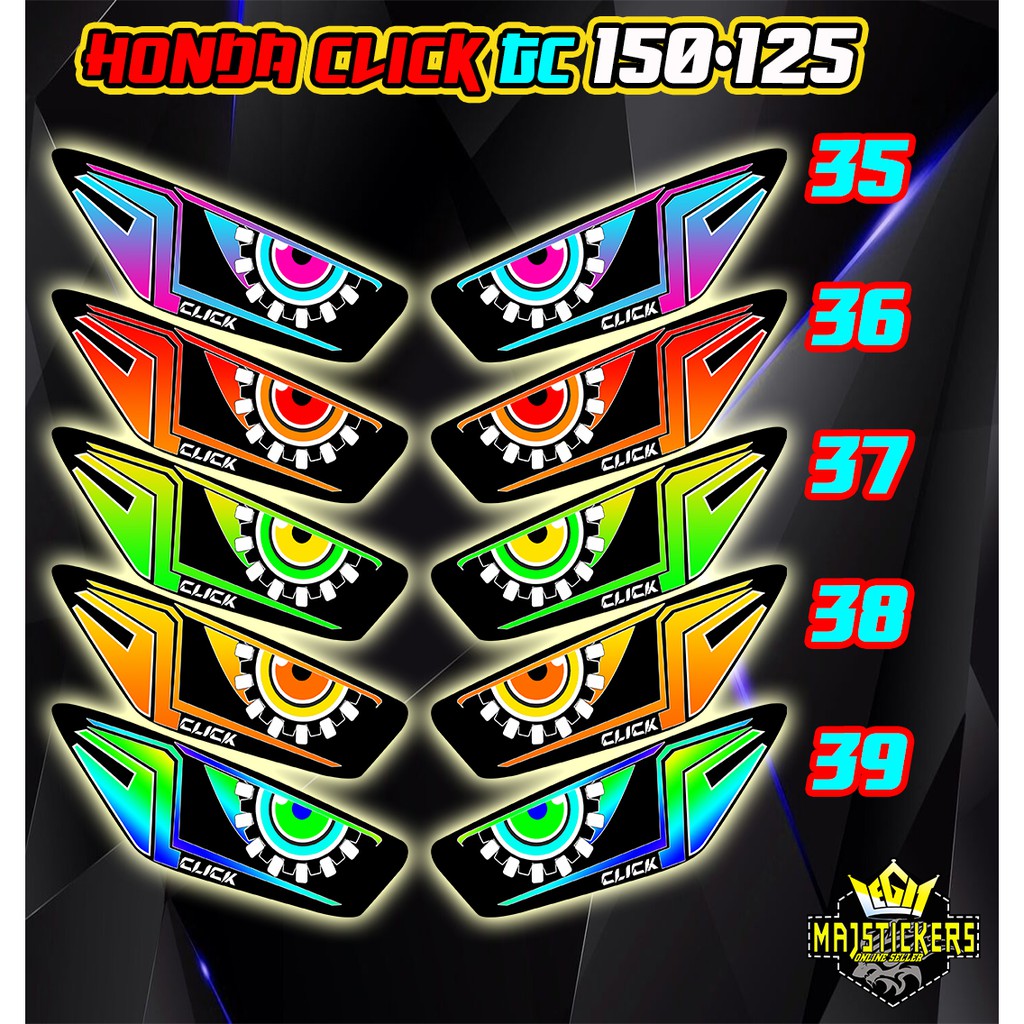 Honda Click GameChanger 125i/150i V2 / V3 / V4 Headlight Transparent ...