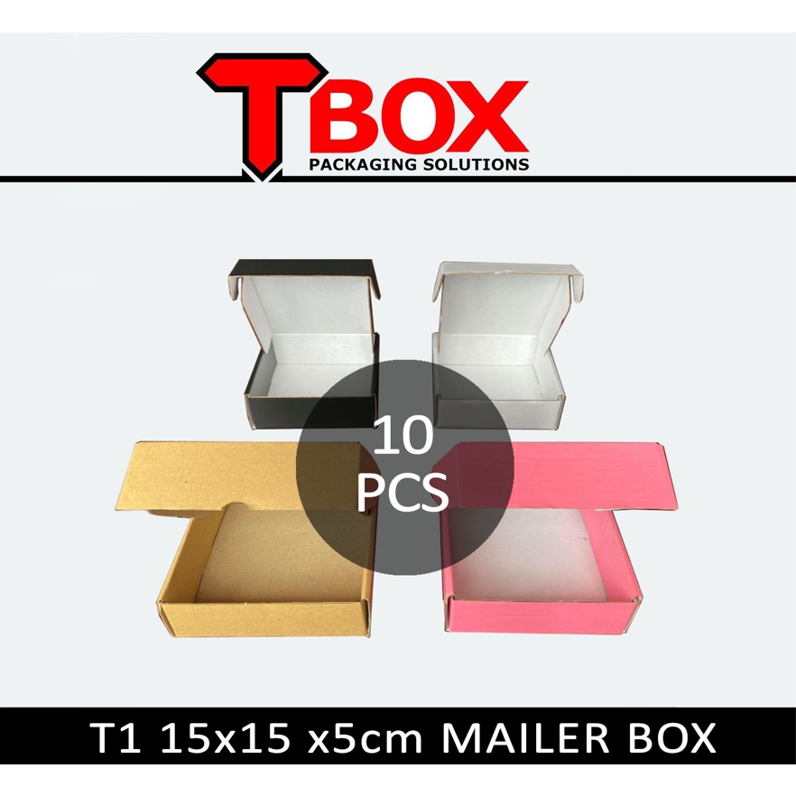 10 pcs T1 Carton box corrugated packaging Kraft Lowest price/ Brown ...