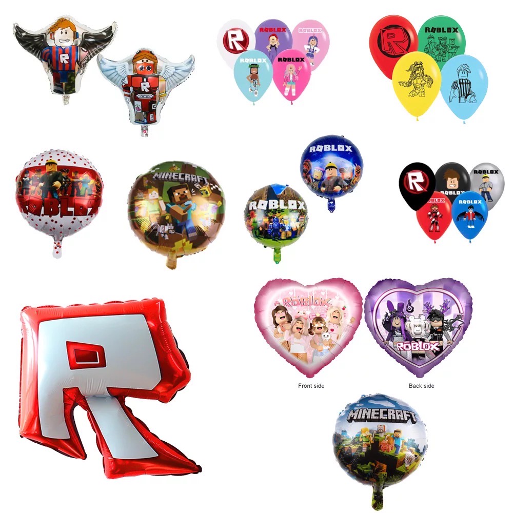 Ro Blox for girls AND boys!! Roblox Blocks Video Games Foil balloon ...