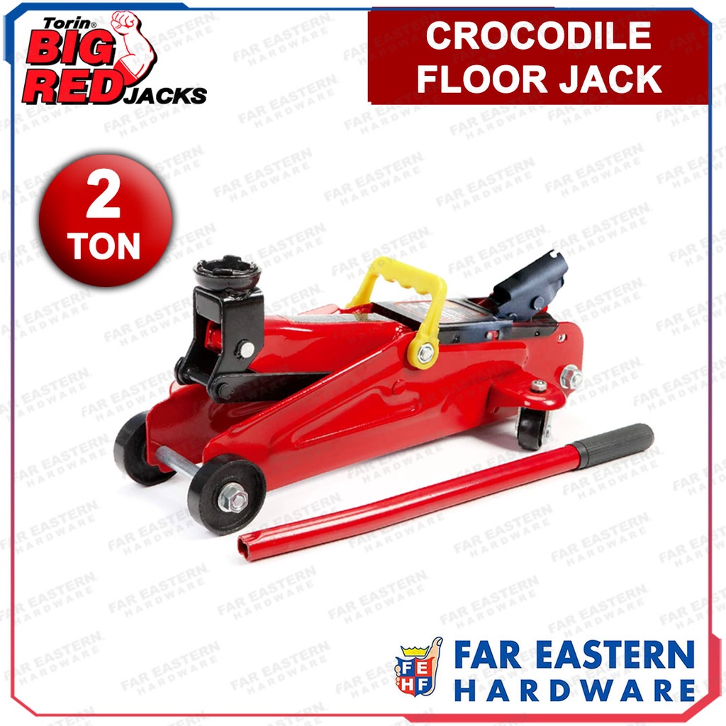 TORIN BIG RED Crocodile Floor Garage Jack 2 Ton TA820011 2T | Shopee ...