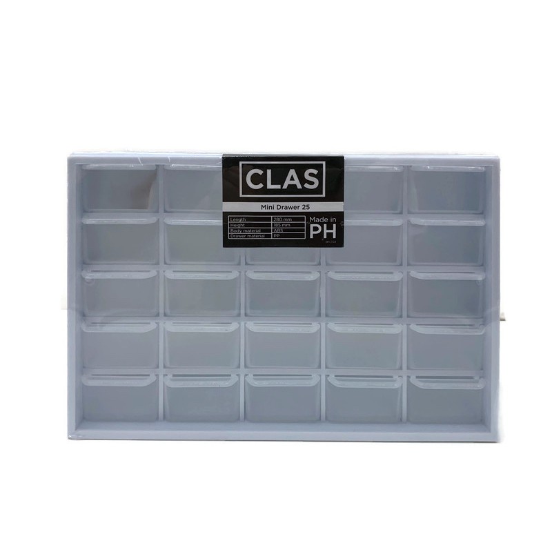 Clas 25 Drawers Mini Cabinet Plastic Storage Organizer - Assorted ...