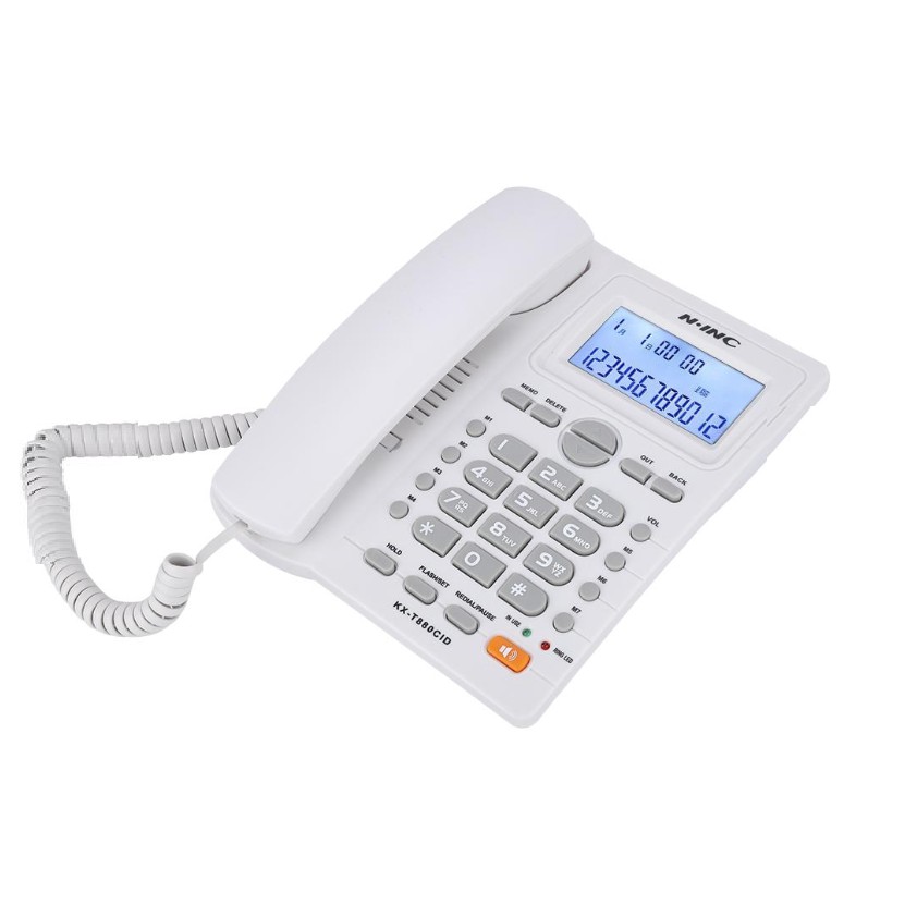 Conference Phone Dual-port Extension Set Corded Tel. With Caller ID Display With Speakerphone ...