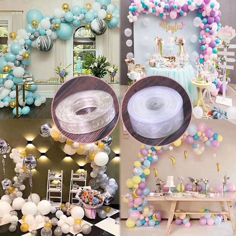 【Ready Stock】5M Single/Double Hole Balloon Chain Wedding Room Layout ...