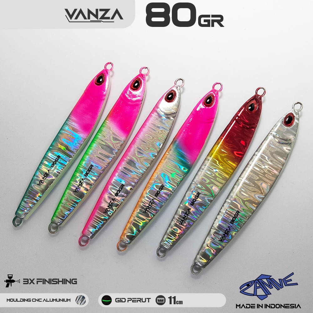 Metal Jig Zamve Vanza 80Gr Metal Jig 80Gr Metal Jig 80Gram | Shopee ...