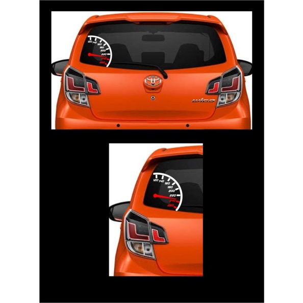 Toyota Wigo/Vios/Rush/Innova/Raize/Fortuner Racing Speed Sticker Design ...