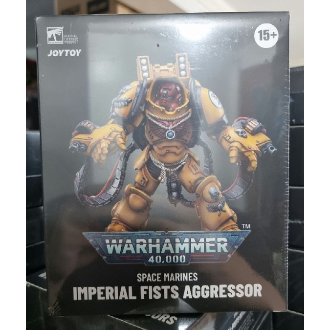 Joytoy Warhammer 40k Imperial Fist Aggressor Brother Sergeant Lycias ...