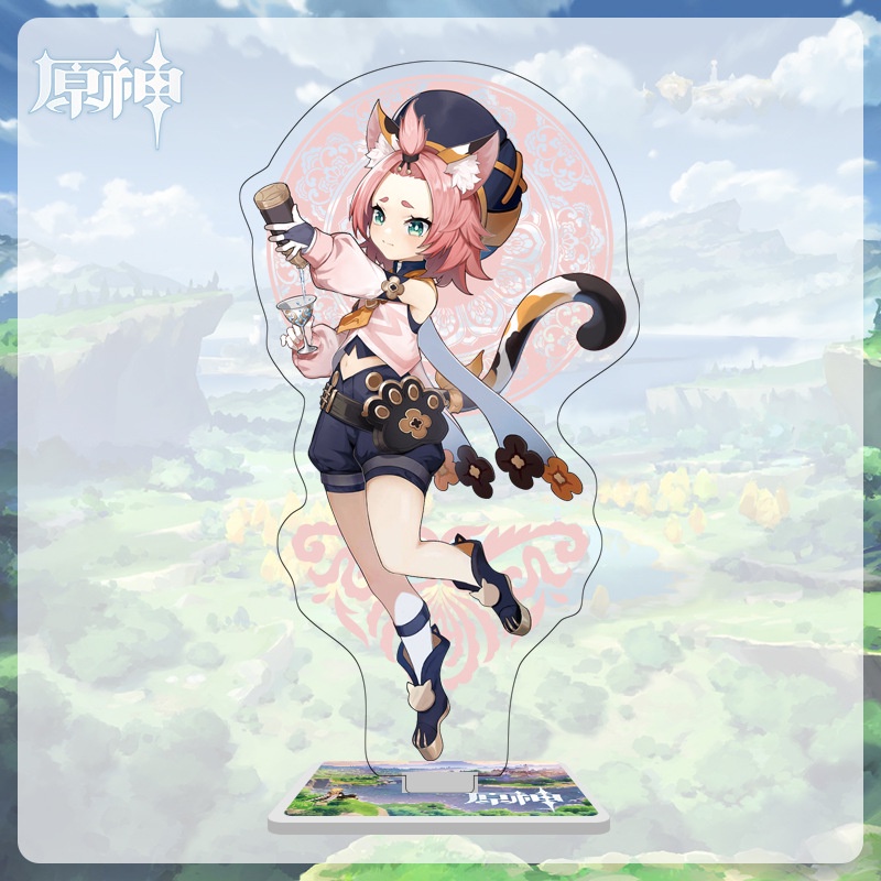 Genshin impact stand Kaveh Baizhu Stand Genshin impact Acrylic Stand ...