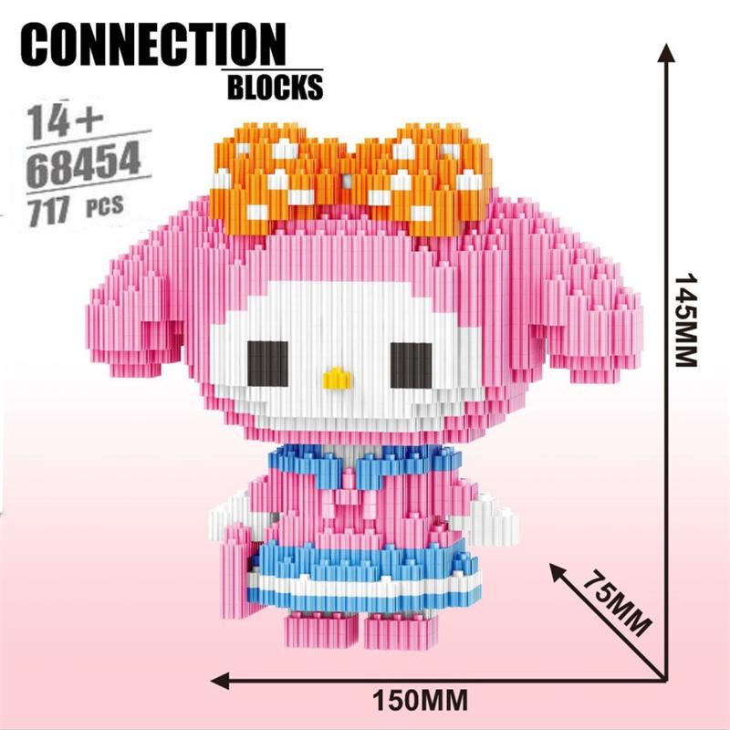 Linkgo Connection Magic Blocks Sanrio Kuromi Auction Figure Children ...