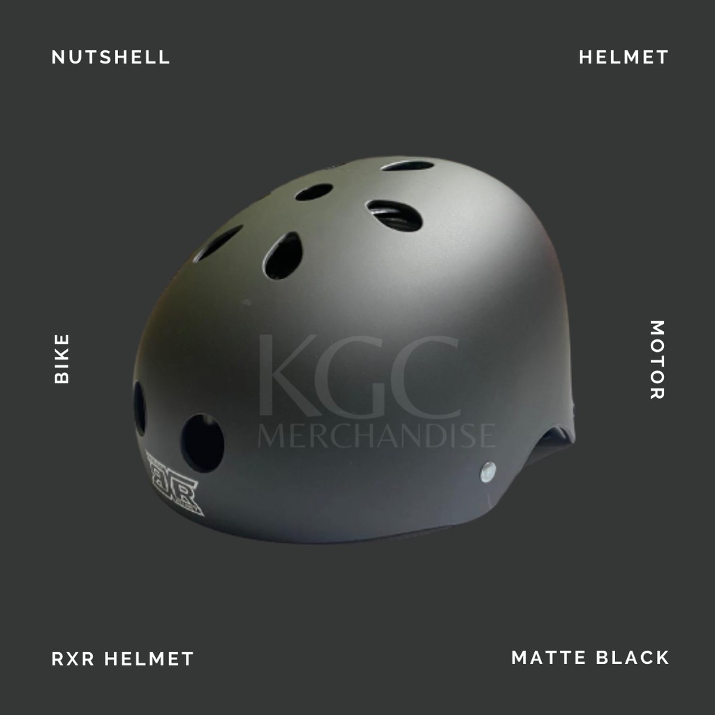 Nutshell Helmet 066F (BIKE, MOTOR and SCOOTER use) by KGC | Shopee ...