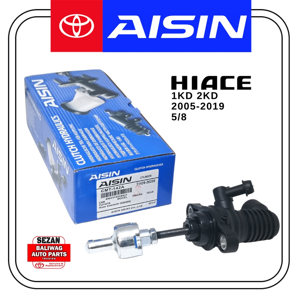 AISIN CLUTCH MASTER CYLINDER ASSEMBLY 5/8 TOYOTA HIACE 2005-2018 CMT ...
