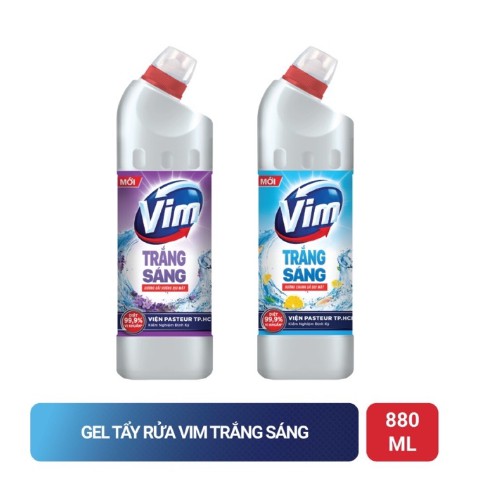 VIM toilet & bathroom cleaning gel bright white (880ml) | Shopee ...