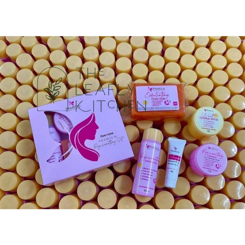 PAMELA 5n1 PREMIUM REJUVENATING SET for 250 pesos ONLY ( SRP) | Shopee ...