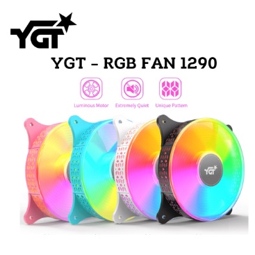 New YGT RGB FAN 120MM PC CPU Computer Case Cooling Fan RGB FAN Chassis ...