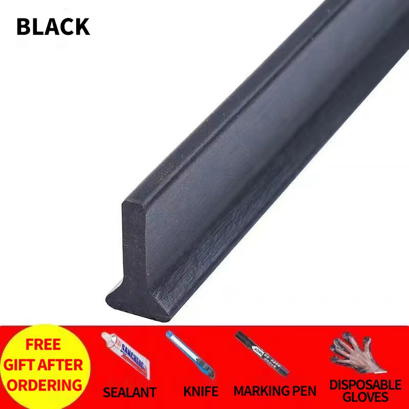 Self-adhesive Kitchen Bathroom Free Bending Water Barrier Water strip ...