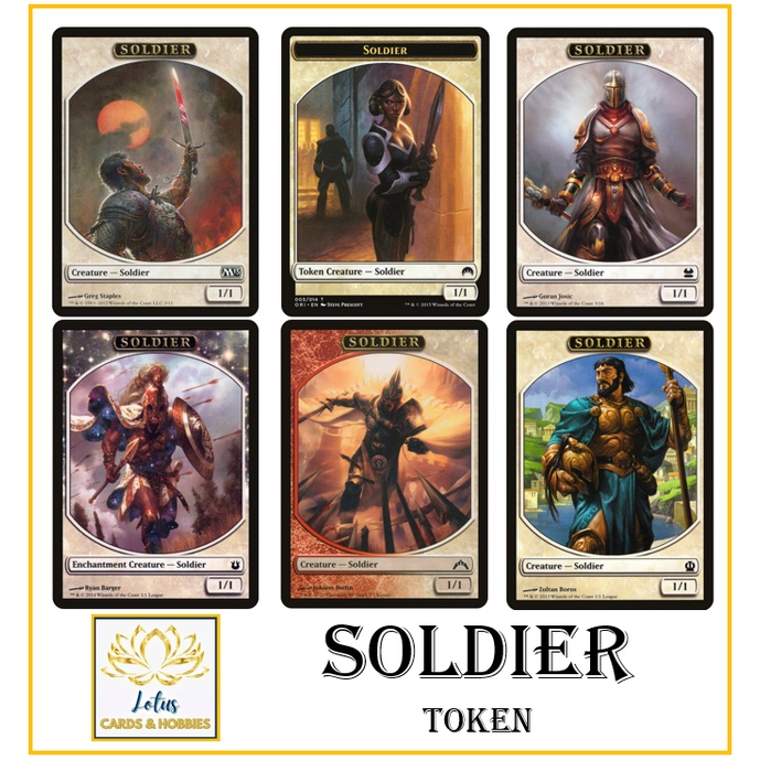 Magic the Gathering | Soldier Token | Shopee Philippines