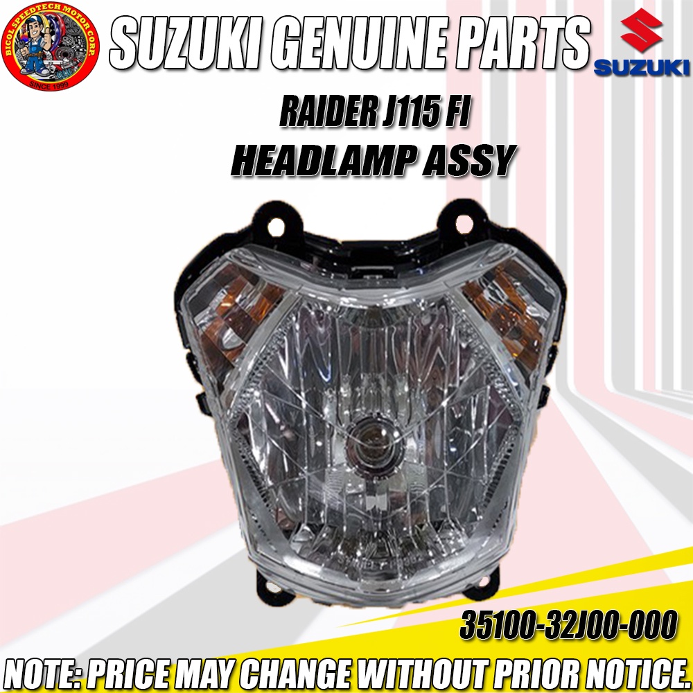 RAIDER J115 FI HEADLAMP ASSY (SGP) (Genuine: 35100-32J00-000) | Shopee ...