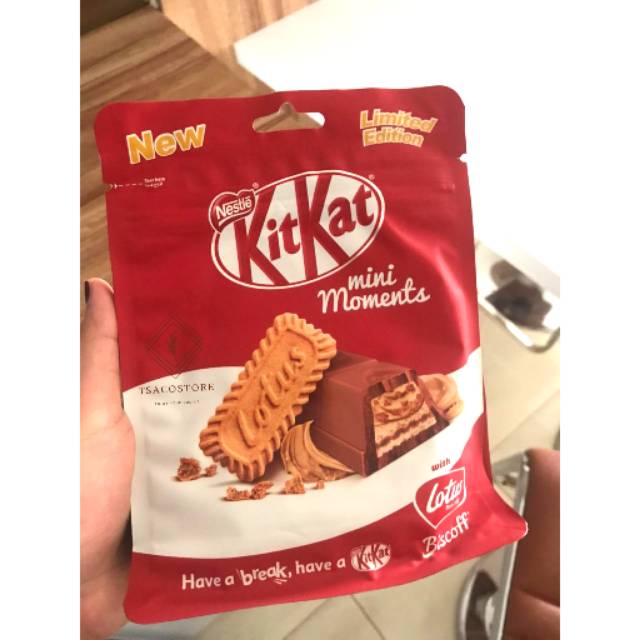 Mini Moments Lotus Kitkat / Saudi Arabian Lotus Kitkat | Shopee Philippines