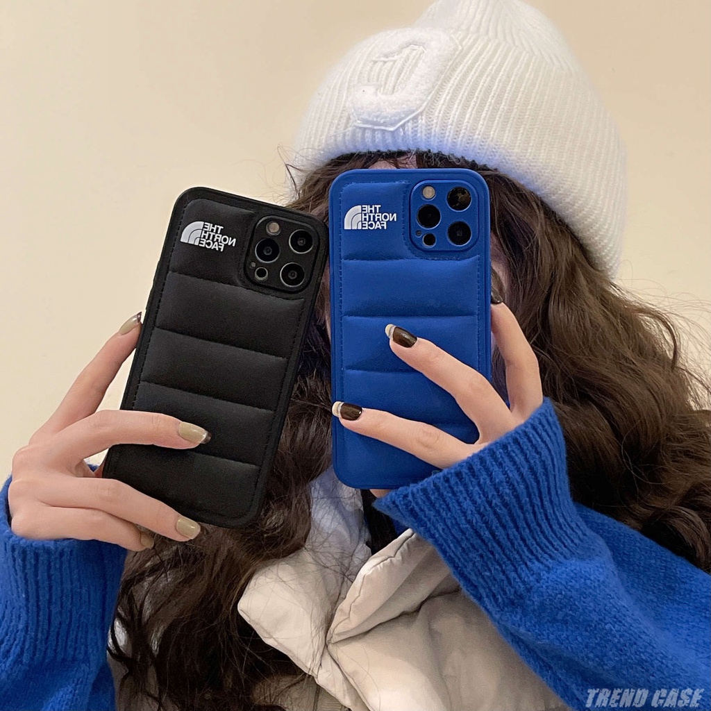 Fashion Brand Down Jacket Phone Case For iPhone 13 12 11 Pro Max X XS ...