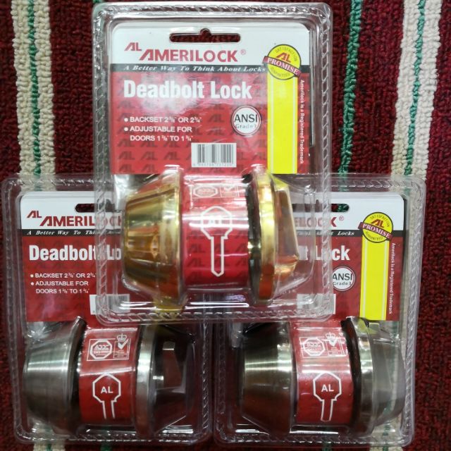 Amerilock Deadbolt Single Cylinder D101 | Shopee Philippines
