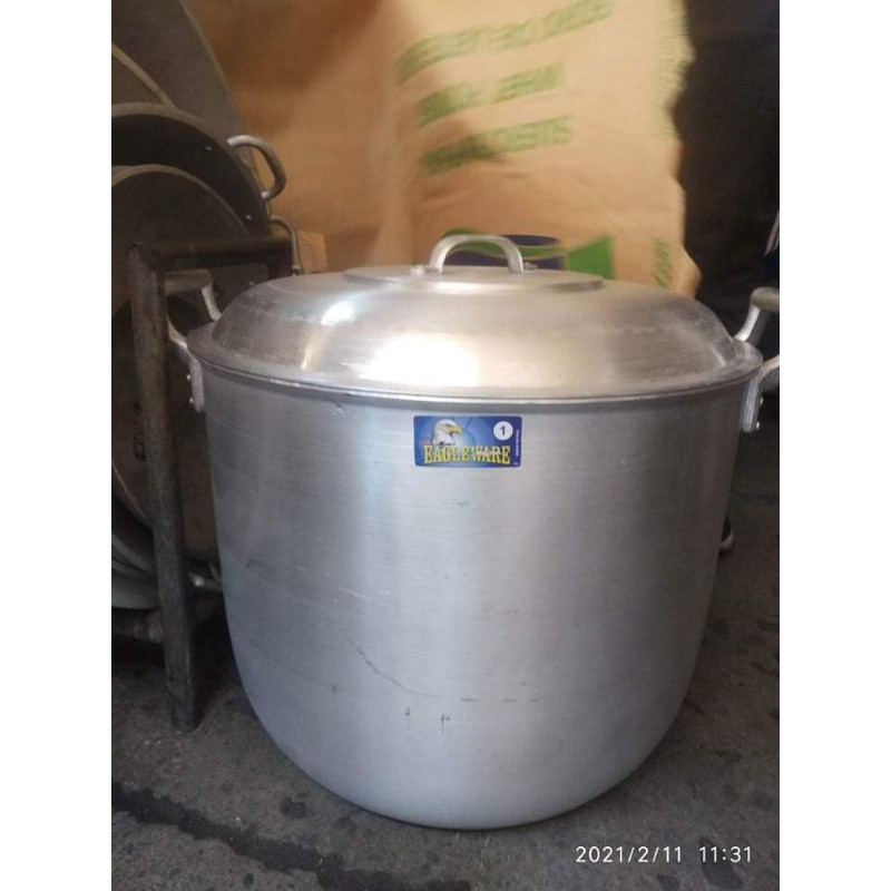 KALDERO BOILER HEAVY DUTY(#4)37/27cm ALUMINUM KITCHENWARE H | Shopee ...