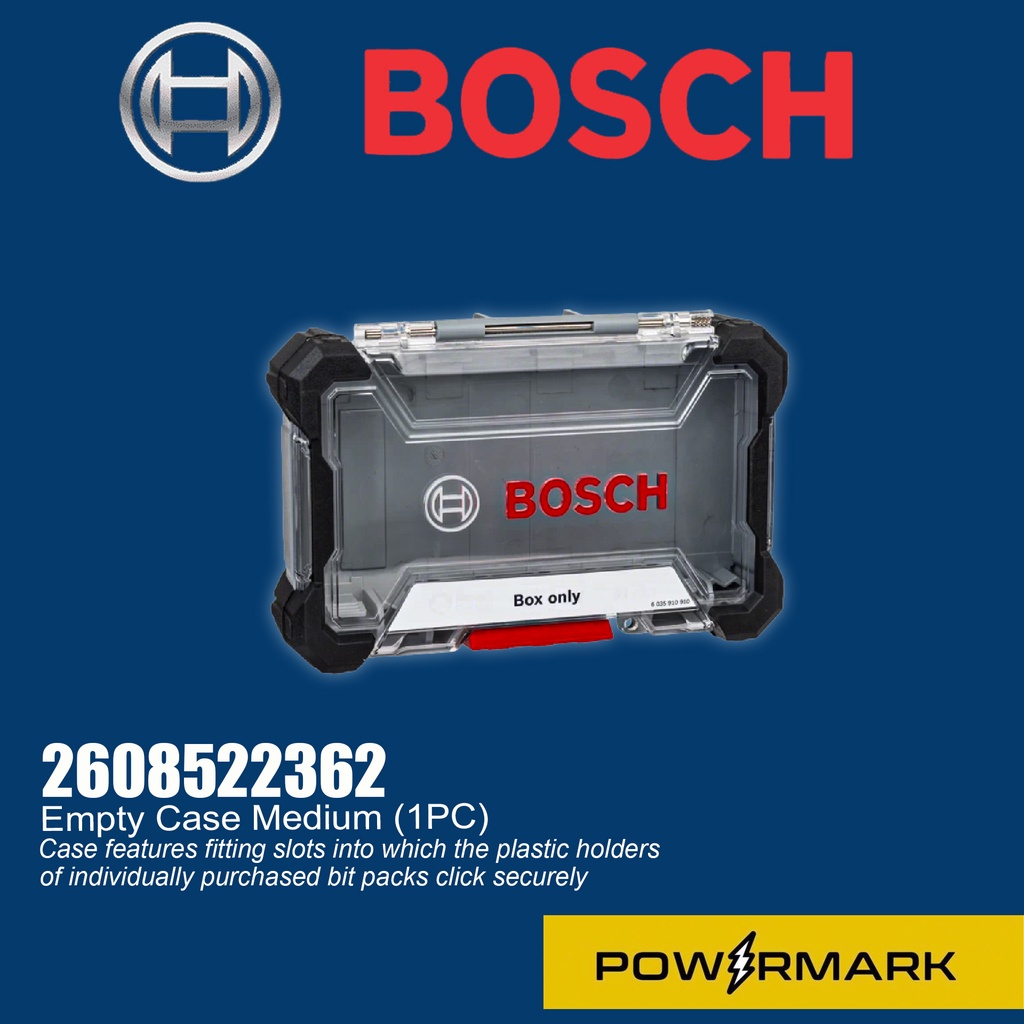 BOSCH 2608522362 Pick and Click Empty Case Medium for Accessories (1PC ...