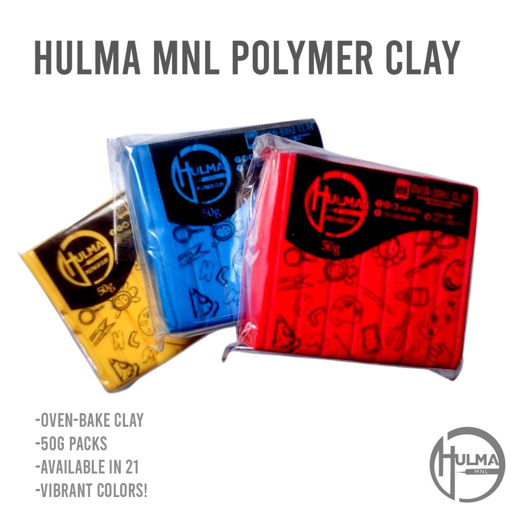 Hulma MNL Polymer Clay 50g Oven Bake Clay | Shopee Philippines