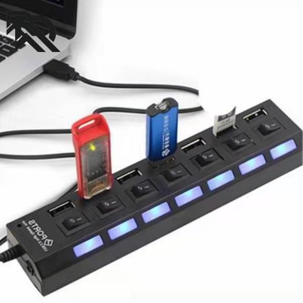 COD High Speed 4 Port USB 2.0 External Multi Expansion Hub with ON ...