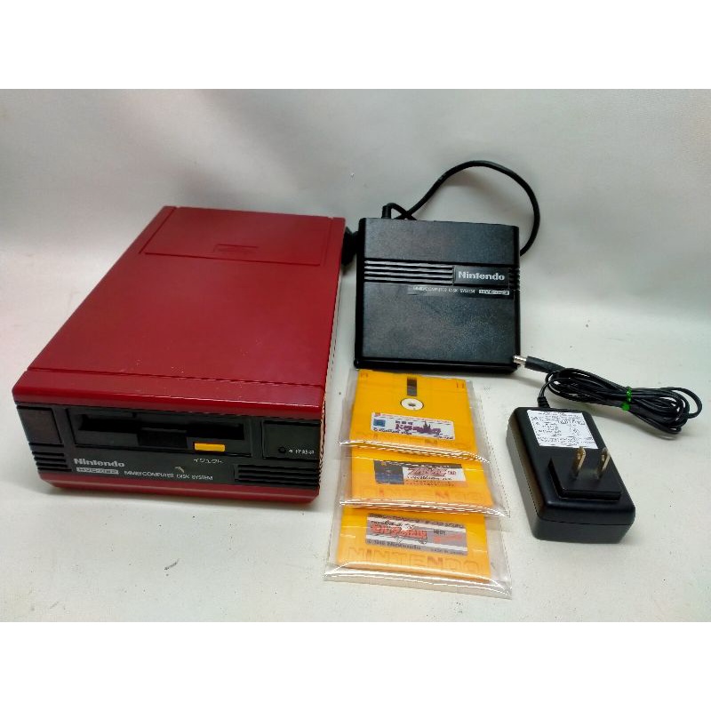 Famicom Disk System Red Thai Light With Free Disc Games Like Mario 1-2 ...