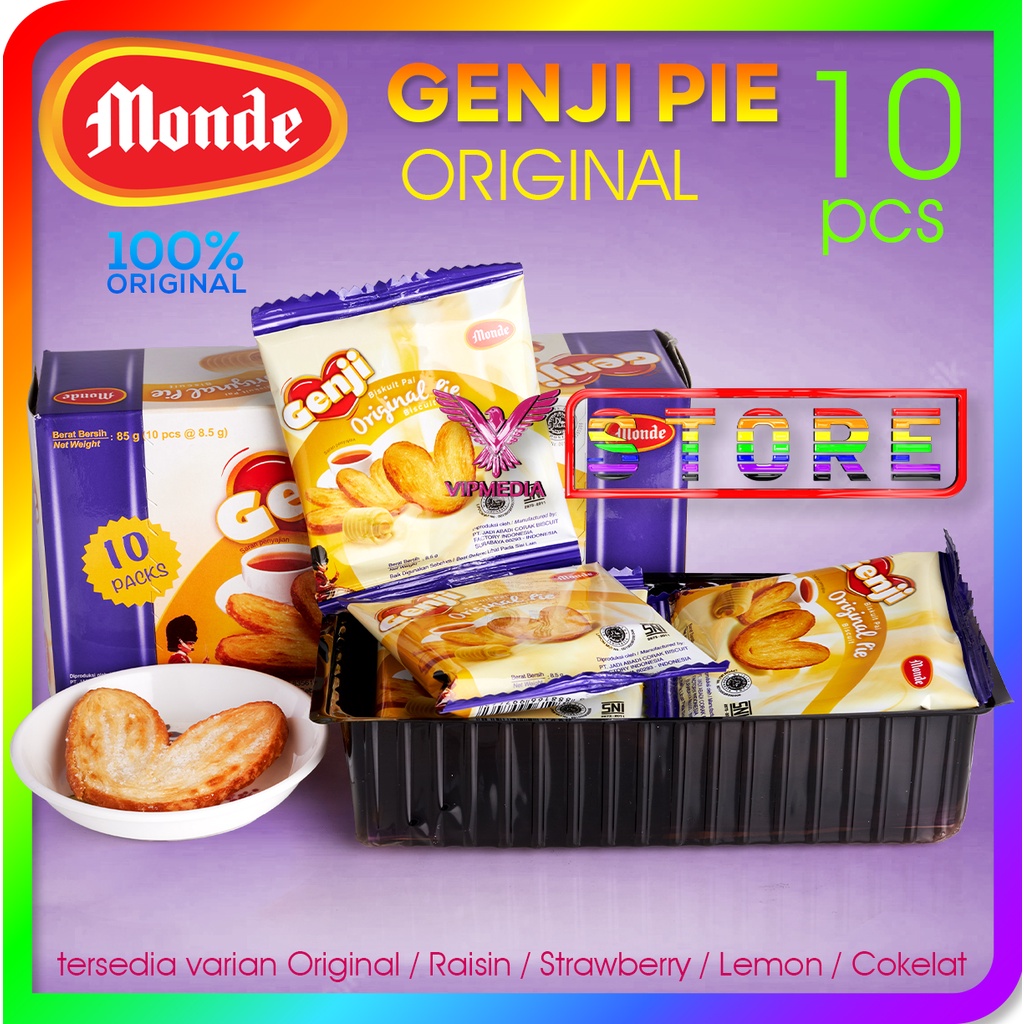 ORIGINAL Monde Genjie Pie 1 BOX contains 10 pcs | Shopee Philippines