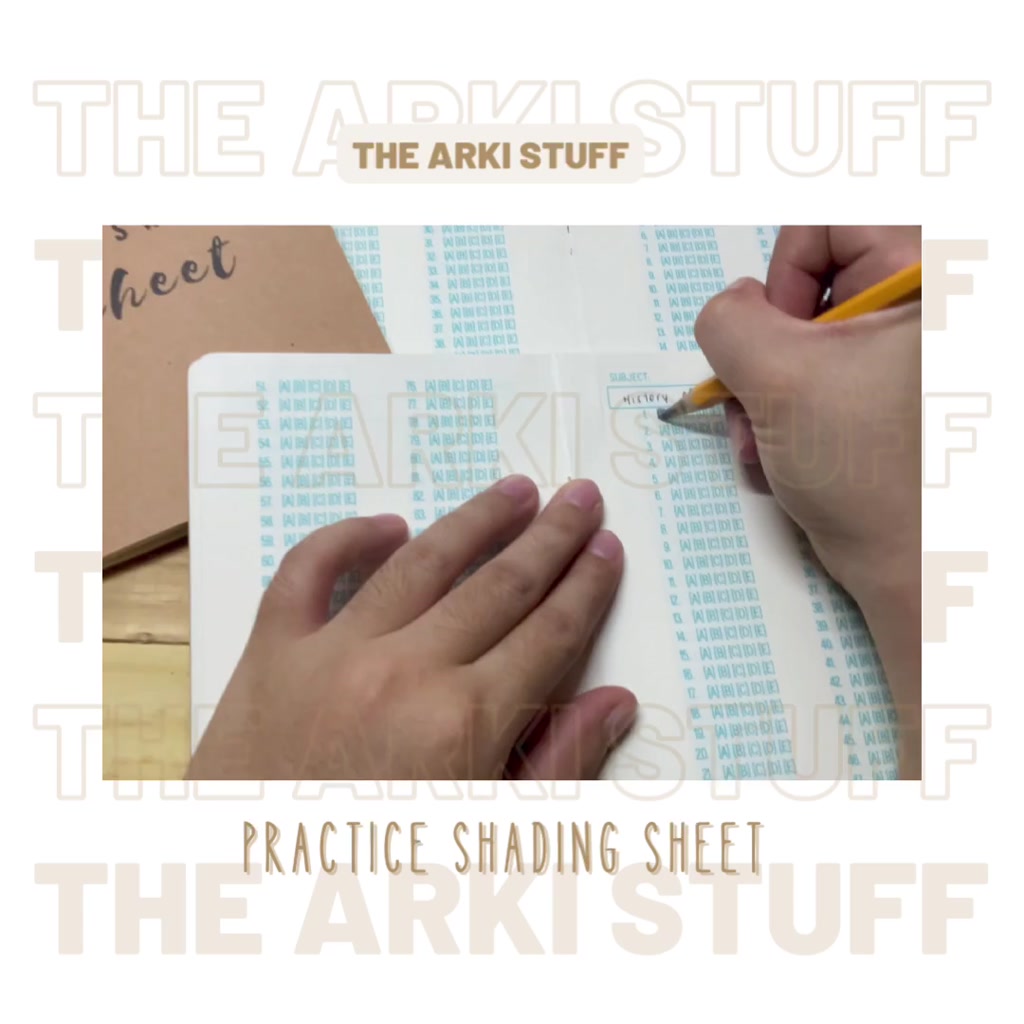 Practice Shading Sheet | Shopee Philippines