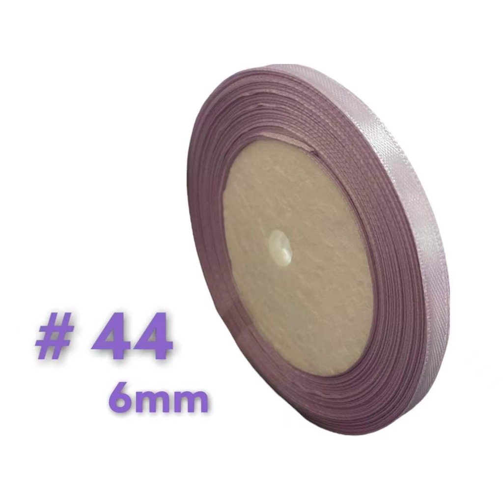 (25 yards/roll) 6mm multicolor Satin Ribbon Wholesale Gift Packing ...