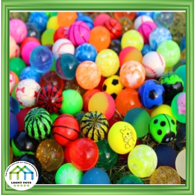 COD Masaya100 Kids/Toys Sponge Rubber Hi- Bounce Ball 6cm 1PC | Shopee ...