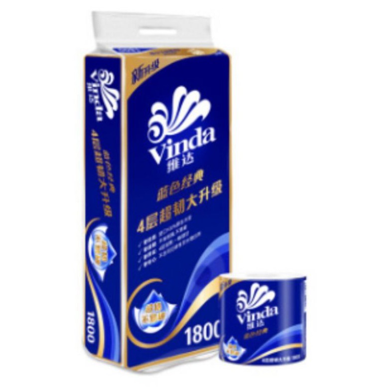 Vinda Tissue Paper. Toilet Paper. 10 rolls. 4 ply | Shopee Philippines