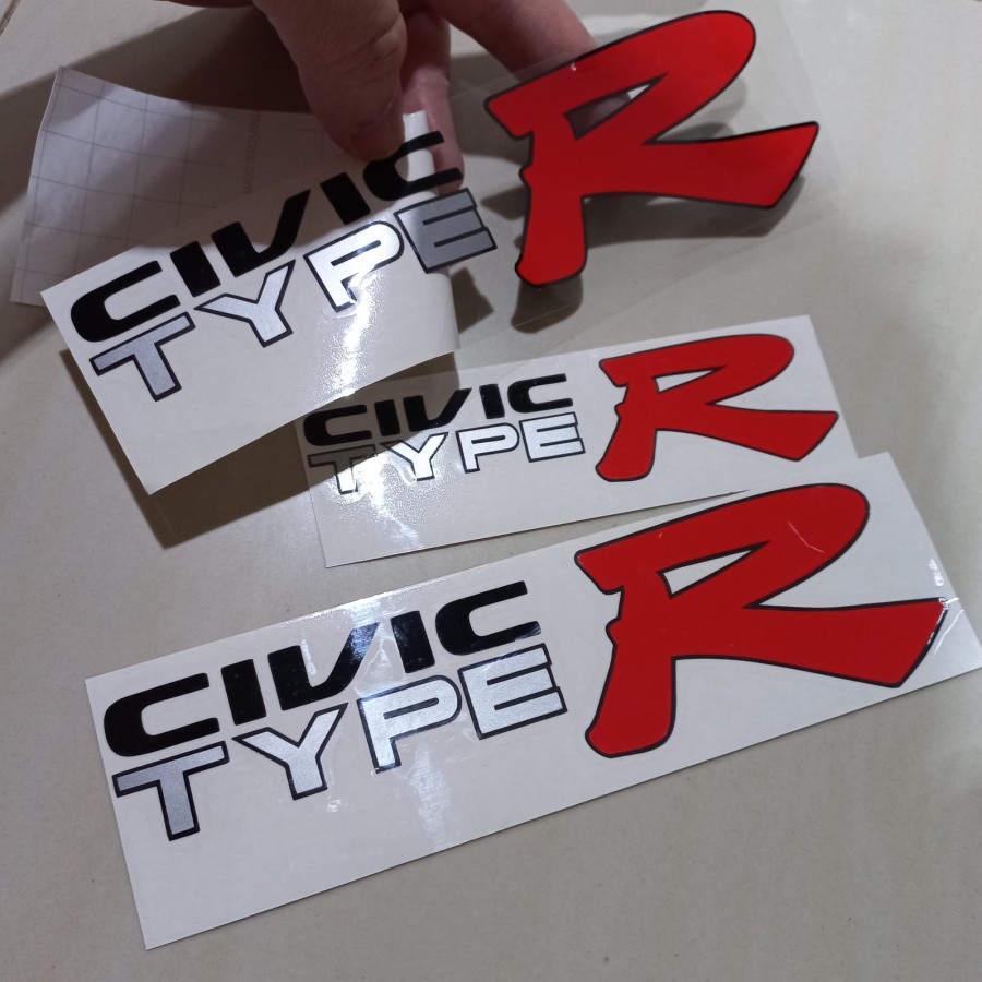 Civic TYPE R SET jdm sticker | Shopee Philippines