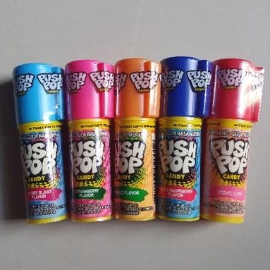 Definitely Push Pop Candy IMPORTED chewing Candy BERRY/ORANGE ...