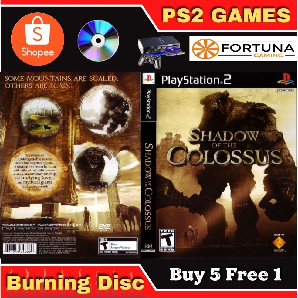 Shadow of The Colossus PS2 Cassette | Shopee Philippines