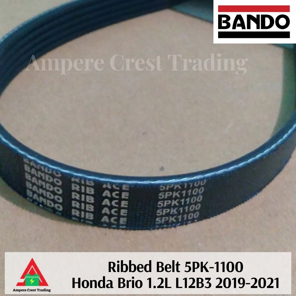 Bando Belt 5PK1100 Honda Brio 1.2L L12B3 2019-2021 5PK-1100 | Shopee ...
