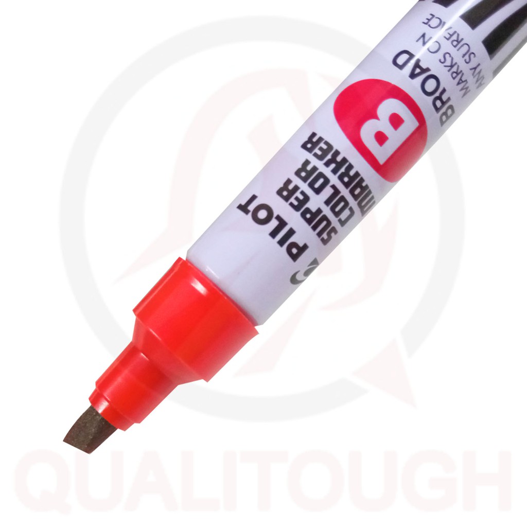 Pilot permanent marker - fine broad (black / red / blue / green ...