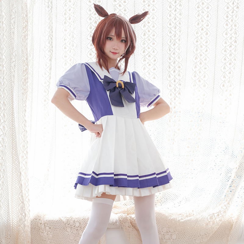 Tokai Teio Cosplay Sailor uniforms Costume Anime Pretty Derby Sing song ...