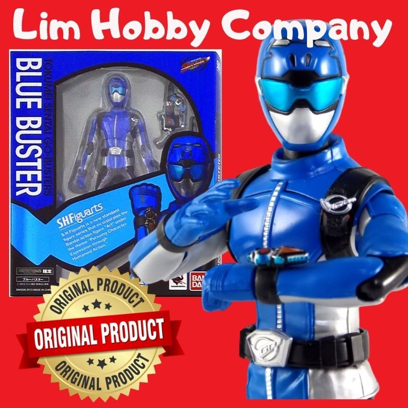 S.H. Figuarts Blue Buster Sentai Power Rangers Beast Morphers Tamashii ...
