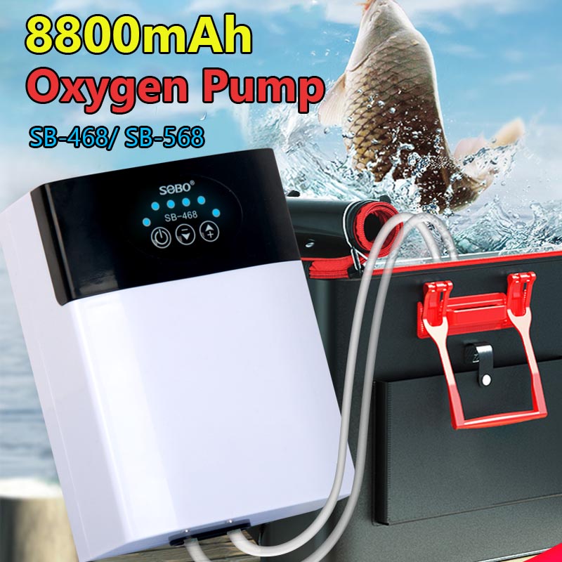 &220V Aquarium Oxygen Air Pump Compressor Aeration Exhaust Fish Tanl ...