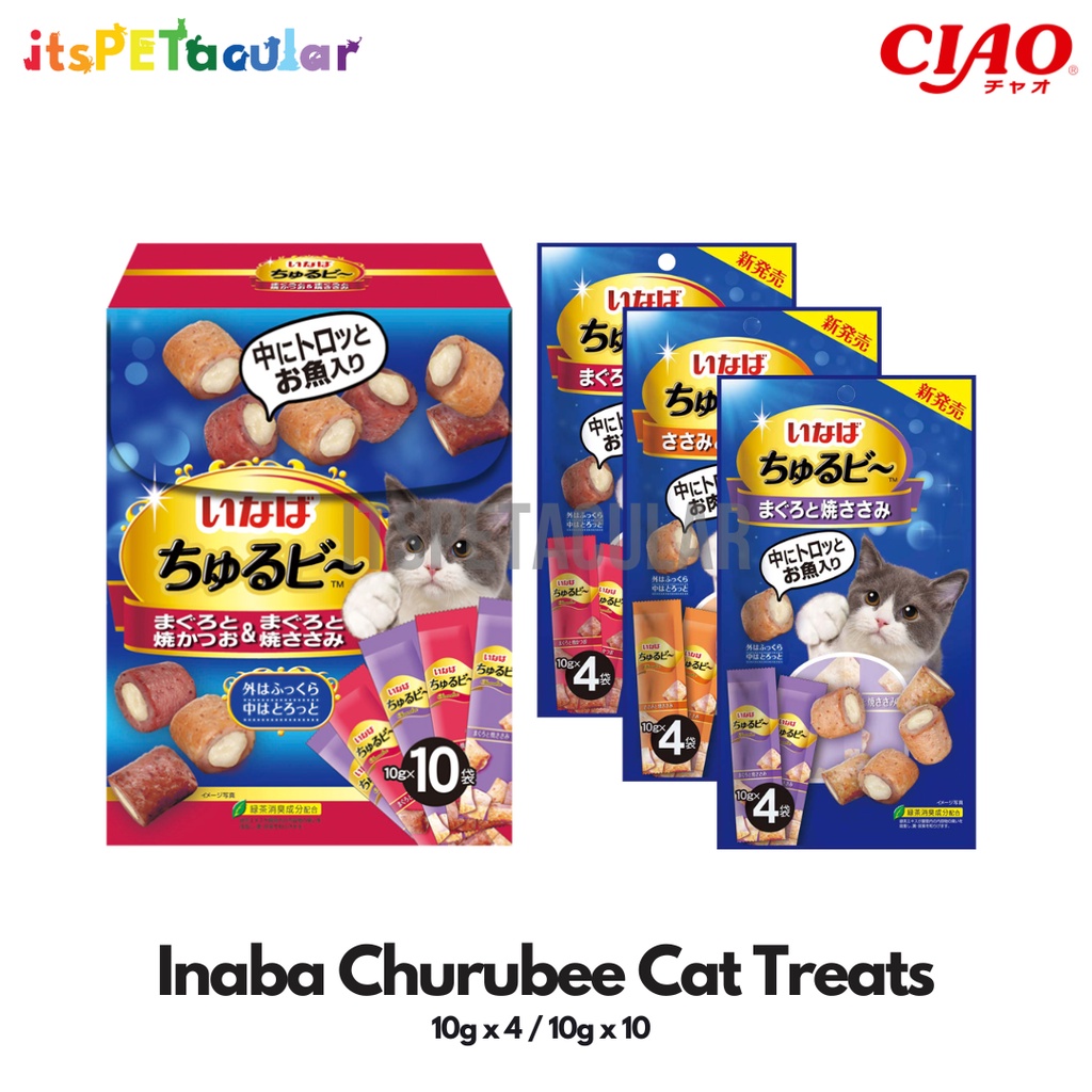 CIAO INABA Churu Bee Wet Cat Treats Cat Food | Shopee Philippines