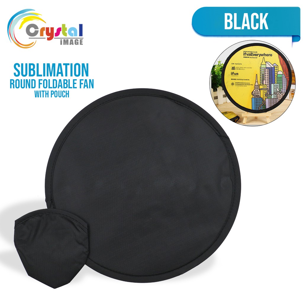 Foldable Fan / Pamaypay with Pouch for Sublimation Printing White ...