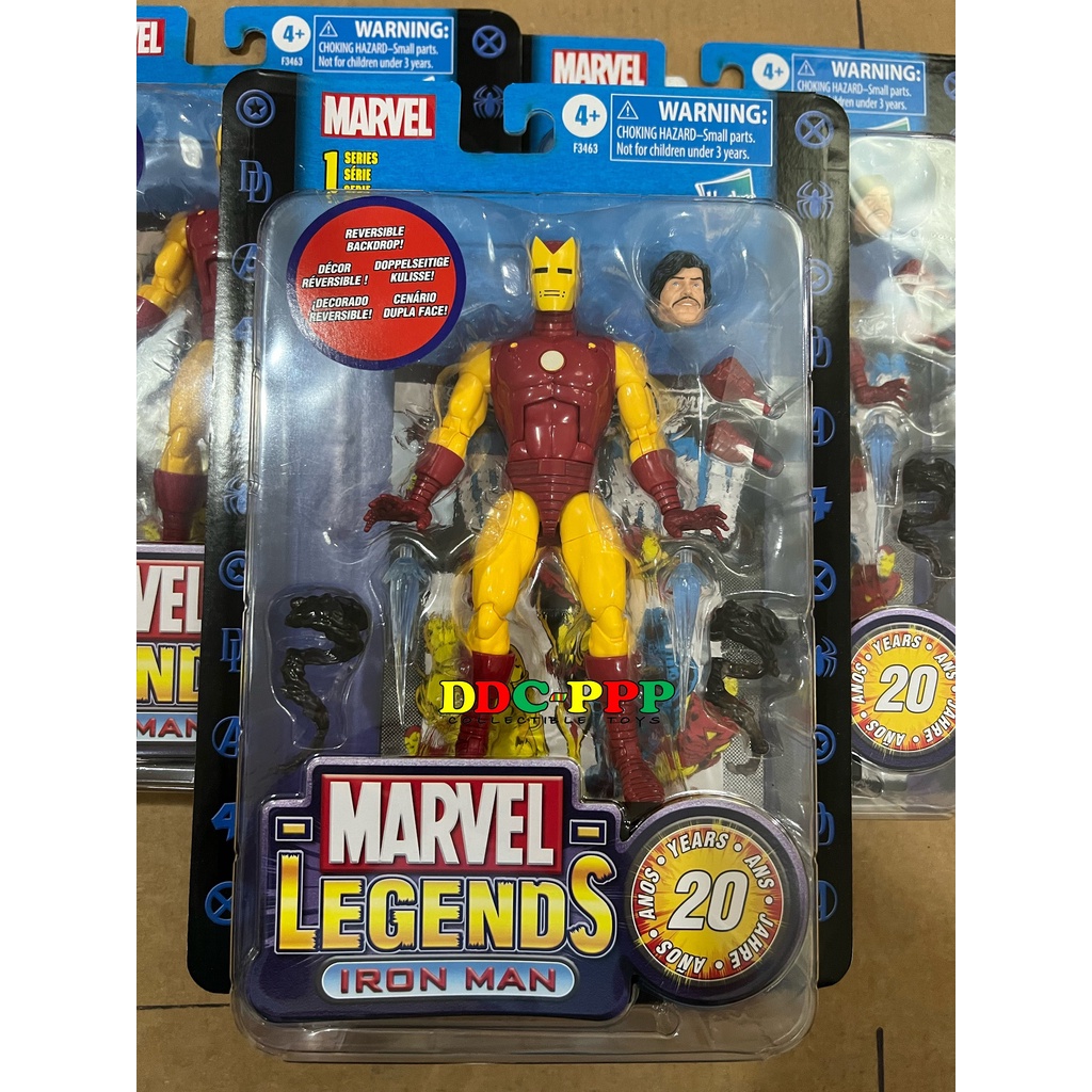 RETRO IRON MAN - MARVEL LEGENDS 20TH ANNIVERSARY SERIES 6-INCH ACTION ...